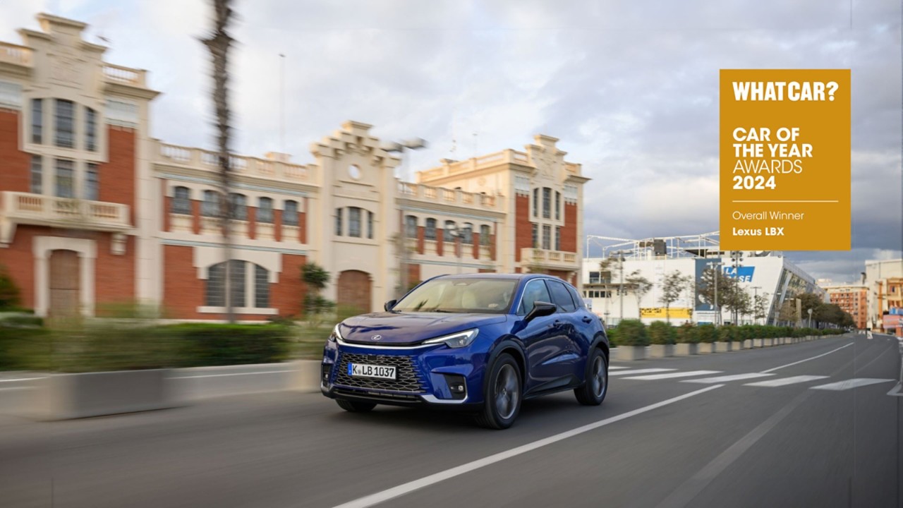 Lexus LBX wins first major European awards | Lexus UK